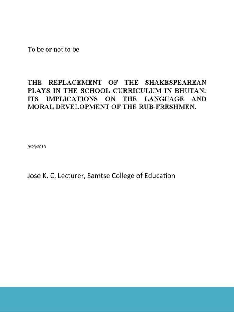 Shakespeare Research Report | PDF | William Shakespeare | Qualitative ...