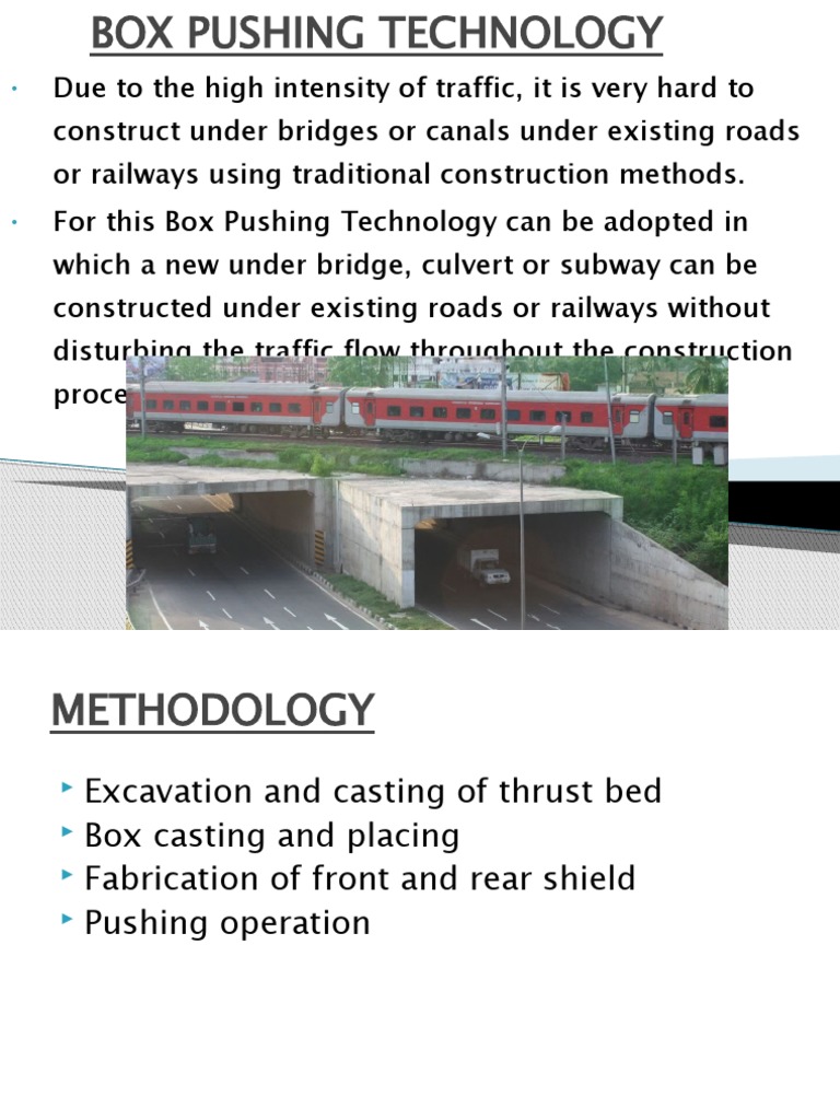 Box Pushing and Trenchless Technology | PDF | Drilling | Civil Engineering
