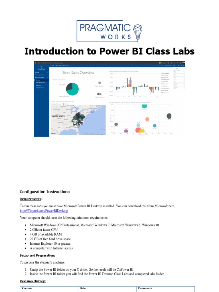 Power BI Class Labs | PDF | Microsoft Windows | Comma Separated Values