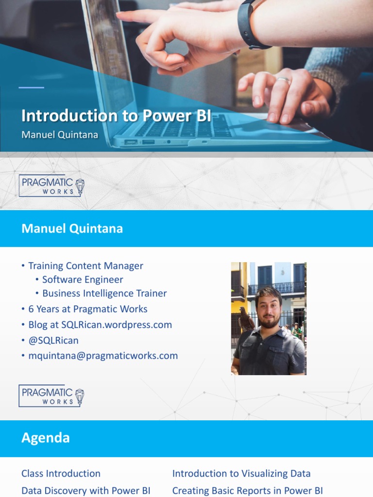 Introduction To Power BI Slide Deck | PDF | Databases | Business ...