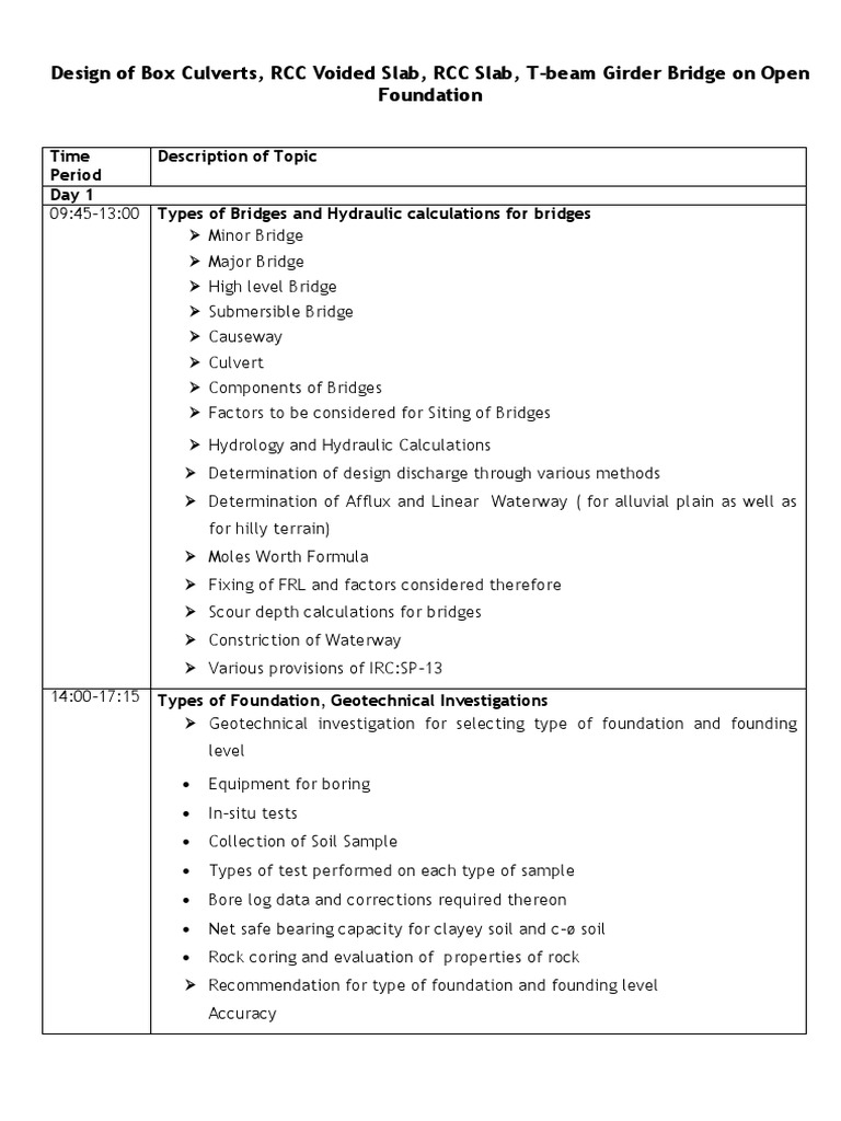Design of Box Culverts, RCC | PDF | Foundation (Engineering ...