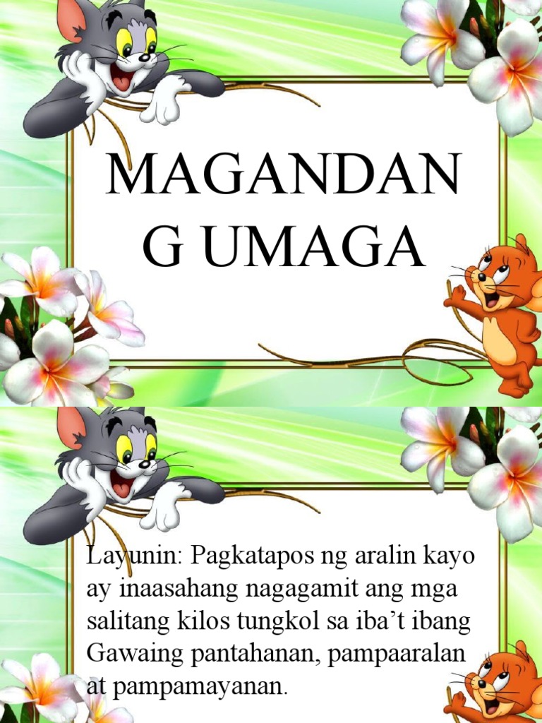 Pandiwa Halimbawa Clipart House