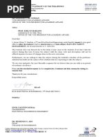 Official Letter Template for PUP | PDF
