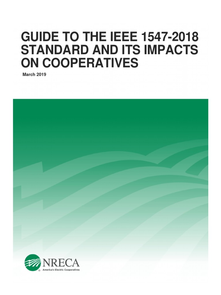 GUIDE TO THE IEEE 1547-2018 Standard and Its Impacts On Cooperatives | PDF | Ac Power ...