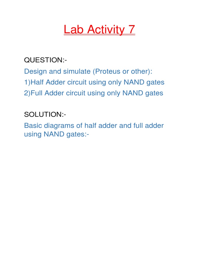 Lab Activity 7 FOA | PDF | Computers