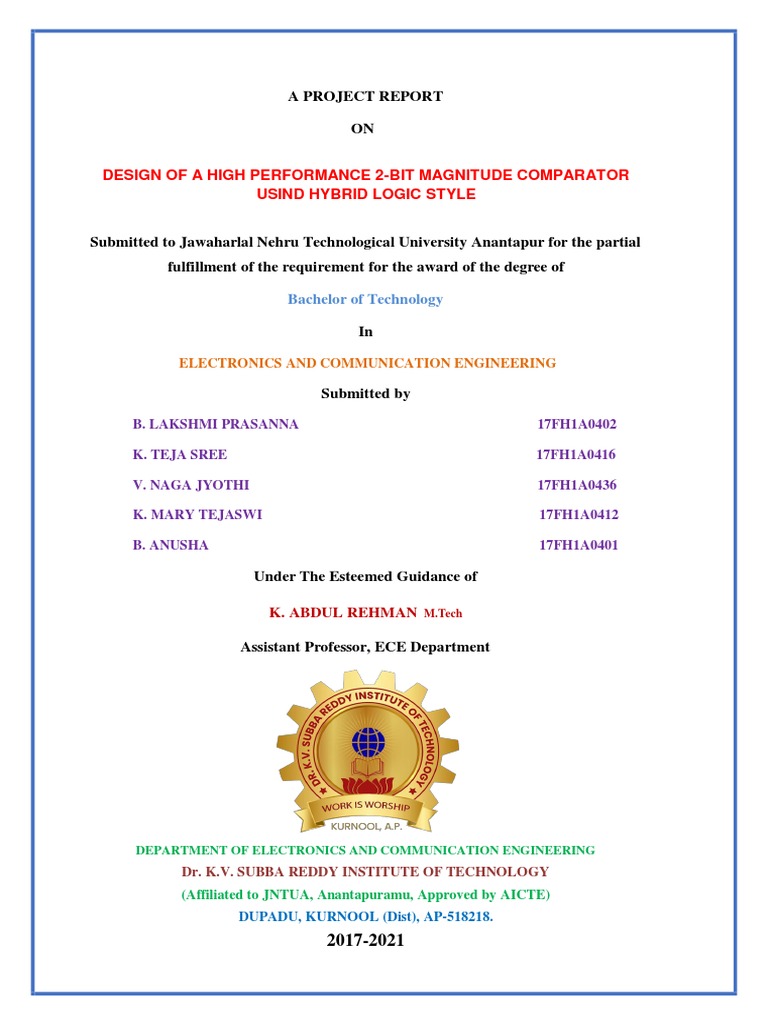 ECE Project Final Documents | PDF | Field Programmable Gate Array ...