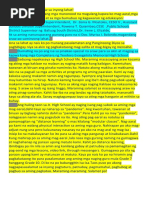 Opening Remarks Tagalog | PDF