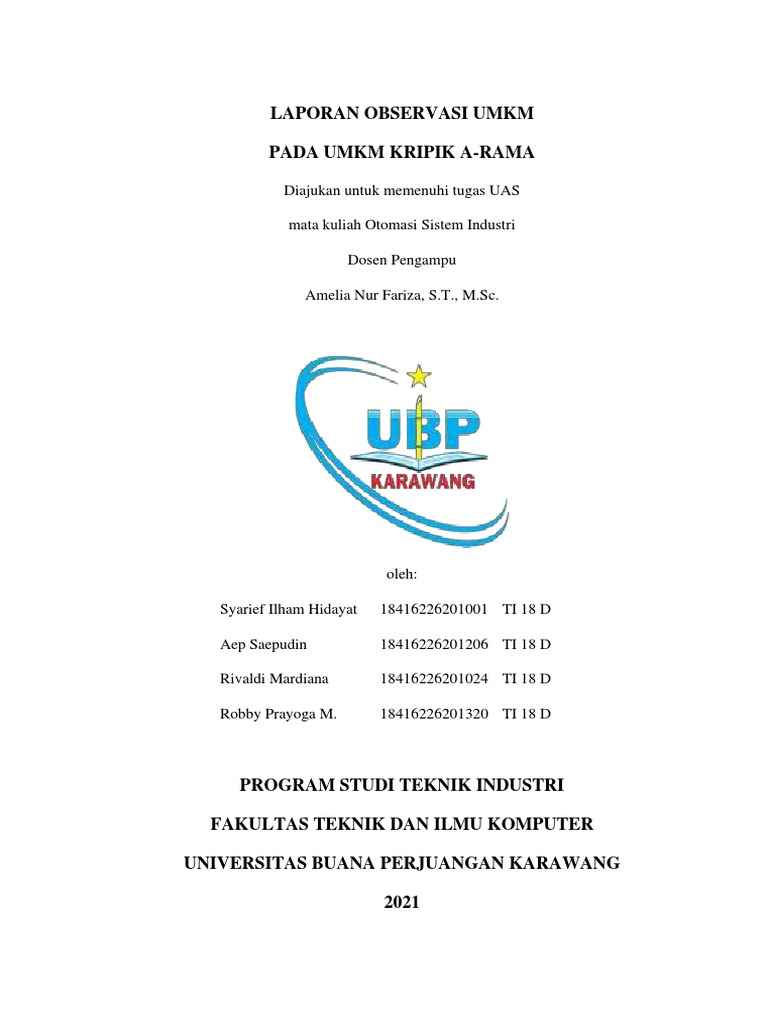 Laporan Observasi Umkm | PDF