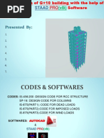 Analysis and Design of G +4 BUILDING | PDF | Auto Cad | Beam (Structure)