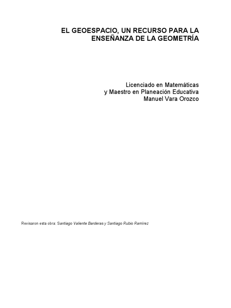 Geoespacio | PDF