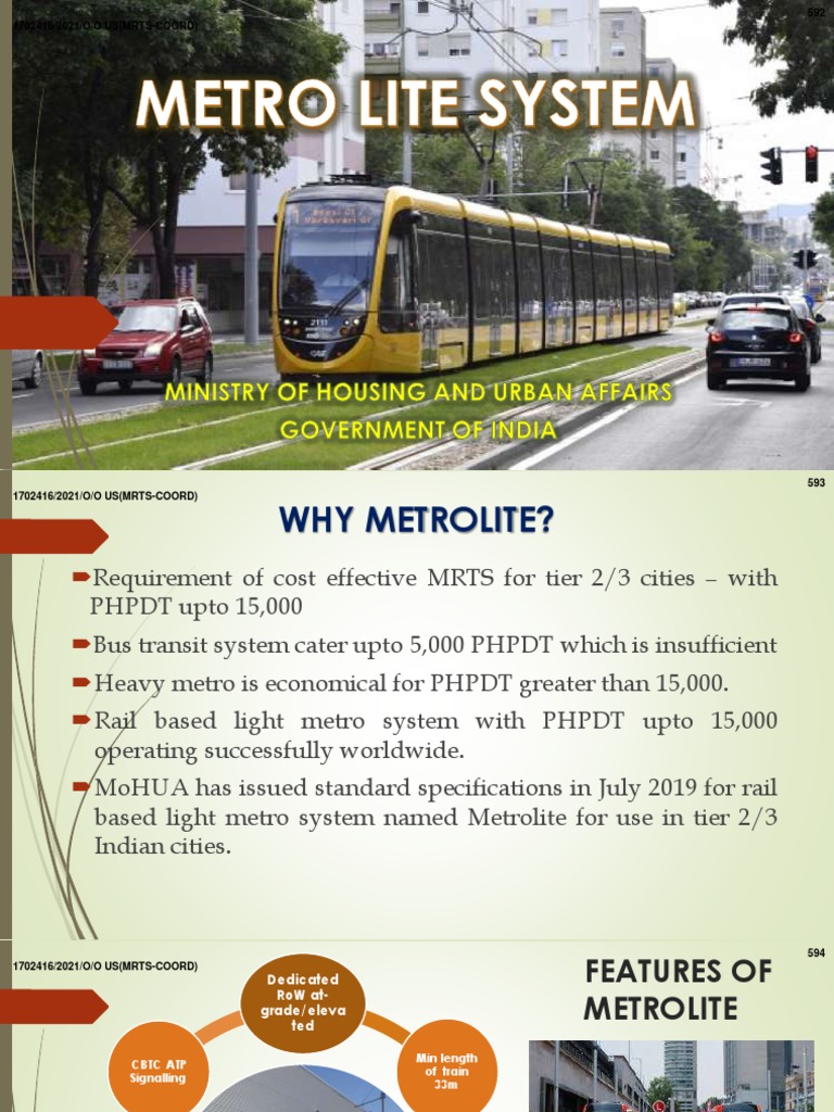 Metro Lite System | PDF | Rapid Transit | Energy Conservation