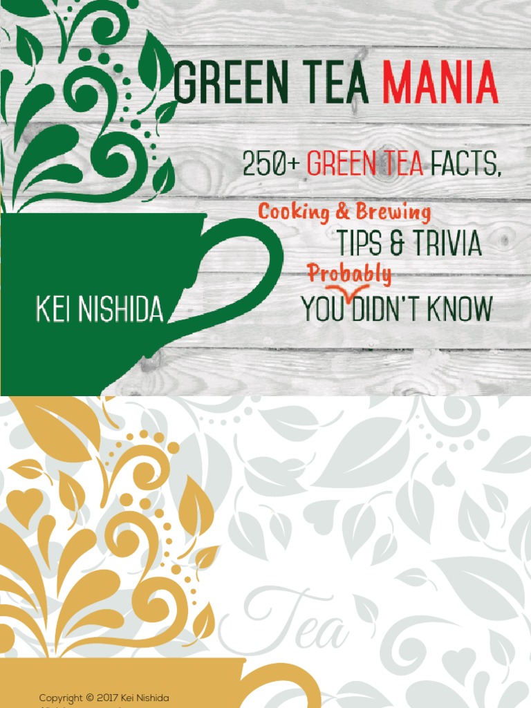 Green Tea Mania Book by Kei Nishida | PDF | Tea | Green Tea