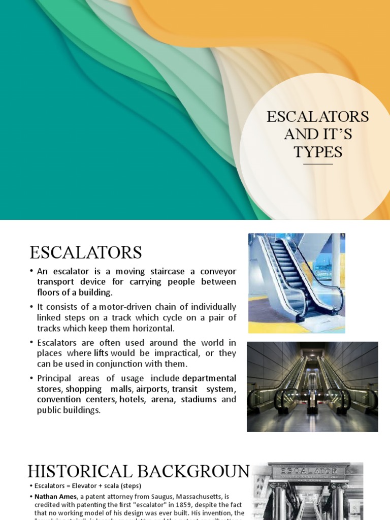 Escalators and It's Types | PDF | Escalator | Civil Engineering