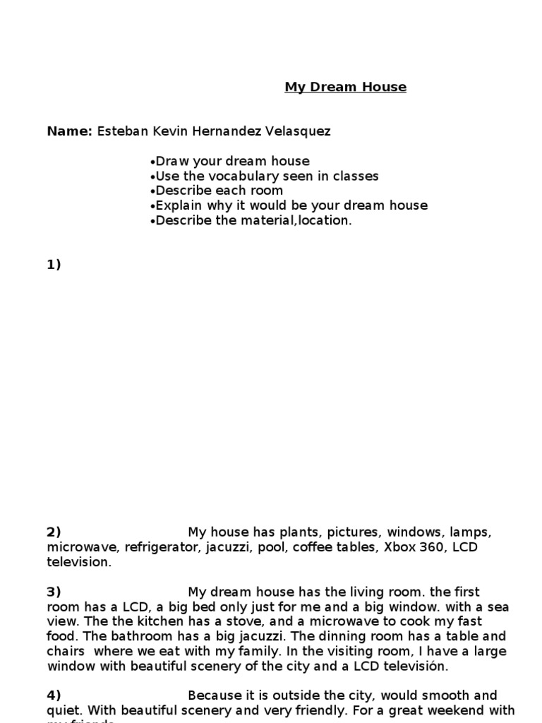 My Dream House | PDF