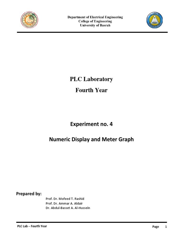 Experiment No4 HMI | PDF | Binary Coded Decimal | Programmable Logic Controller