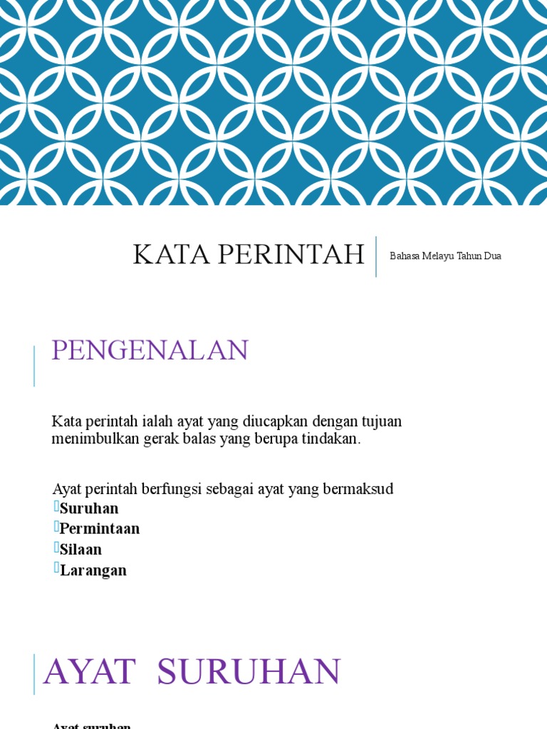 Kata Perintah | PDF