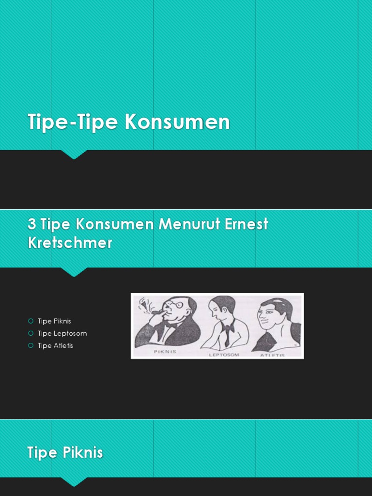 Tipe-Tipe Konsumen | PDF