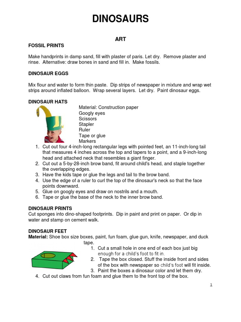Dinosaur STEM Activities | PDF | Hand | Tyrannosaurus