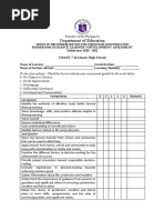 SAmple SF 9 Matatag Report Card | PDF