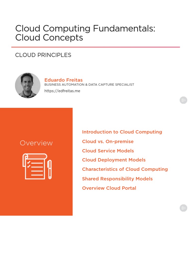 Cloud Computing Fundamentals: An Overview of Cloud Concepts, Principles ...