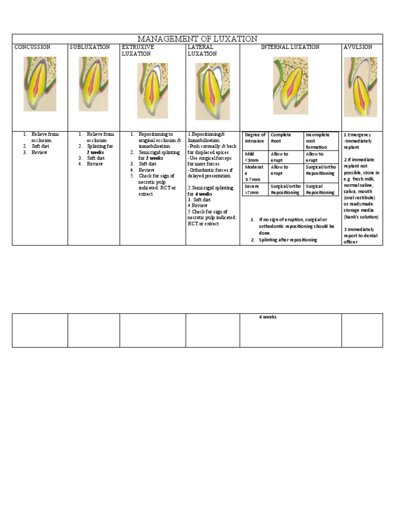 Management of Luxation Injuries | PDF | Animal Anatomy | Health Care