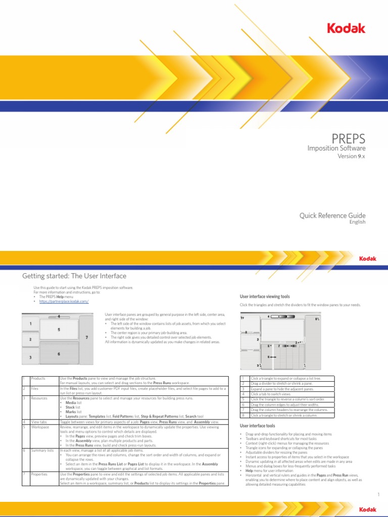 Preps: Imposition Software | PDF | Page Layout | Menu (Computing)