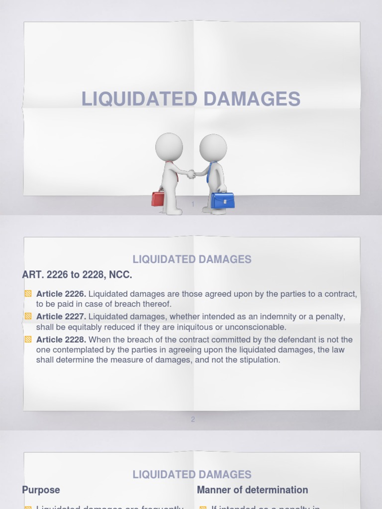 Liquidated Damages | PDF | Liquidated Damages | Damages