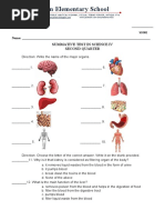 Grade 2 Science Examination | PDF | Electricity | Magnetic Field