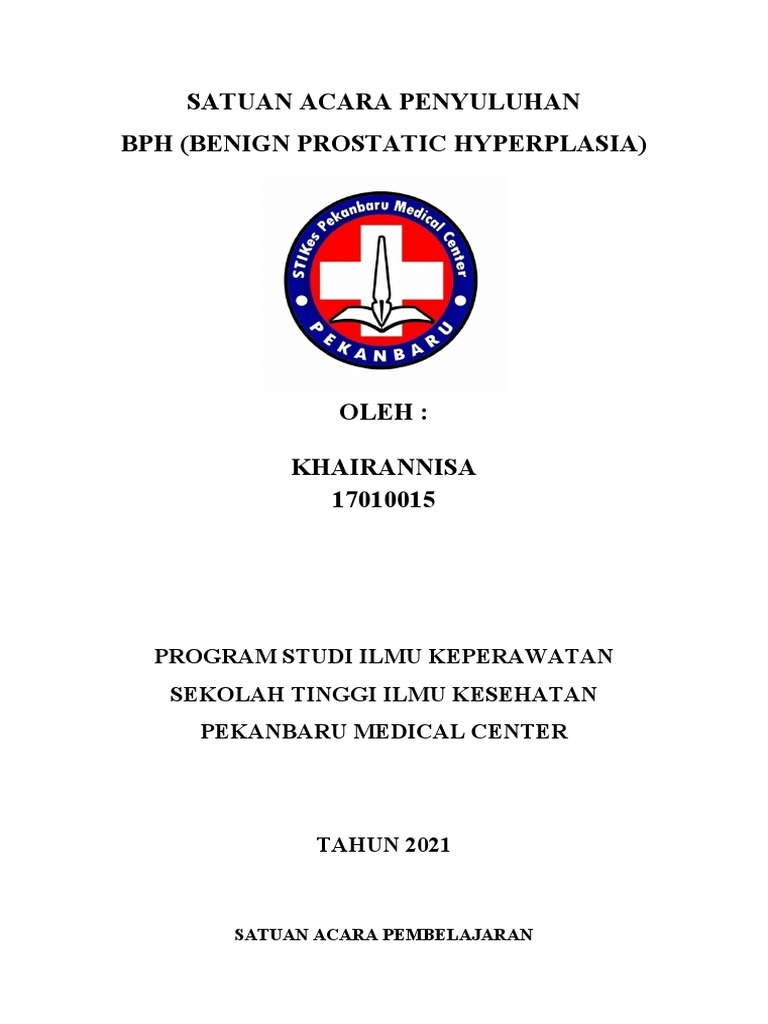 Sap BPH | PDF | Karier & Perkembangan | Kesehatan Holistik