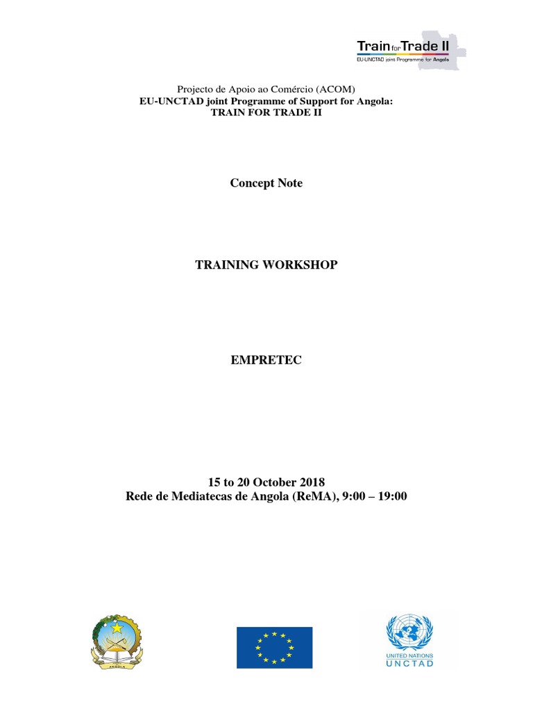 Developing Entrepreneurial Skills and Mindsets in Angola: An Empretec ...