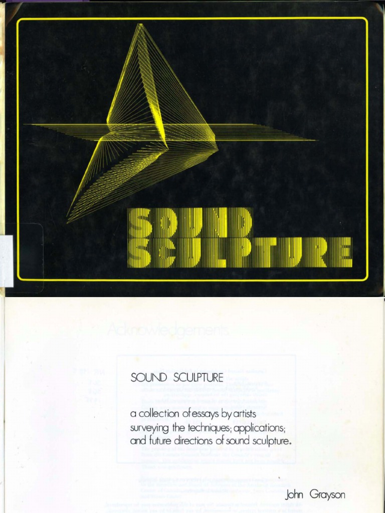 Sound Sculpture | PDF | Sculpture
