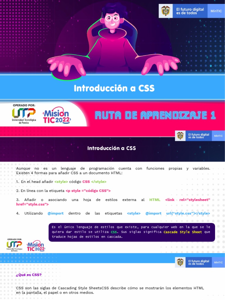 Clase 7 - Introduccion A CSSjs | PDF | HTML | Página web