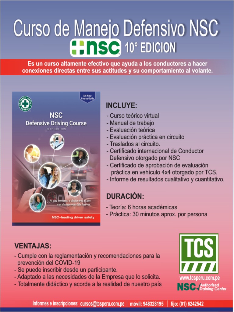 Curso de Manejo Defensivo NSC-2021 | PDF