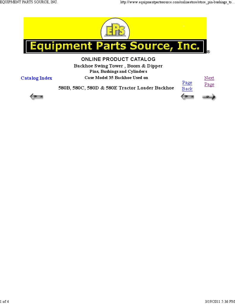 Equipment Parts Source, Inc | PDF | Machines | Industrial Equipment