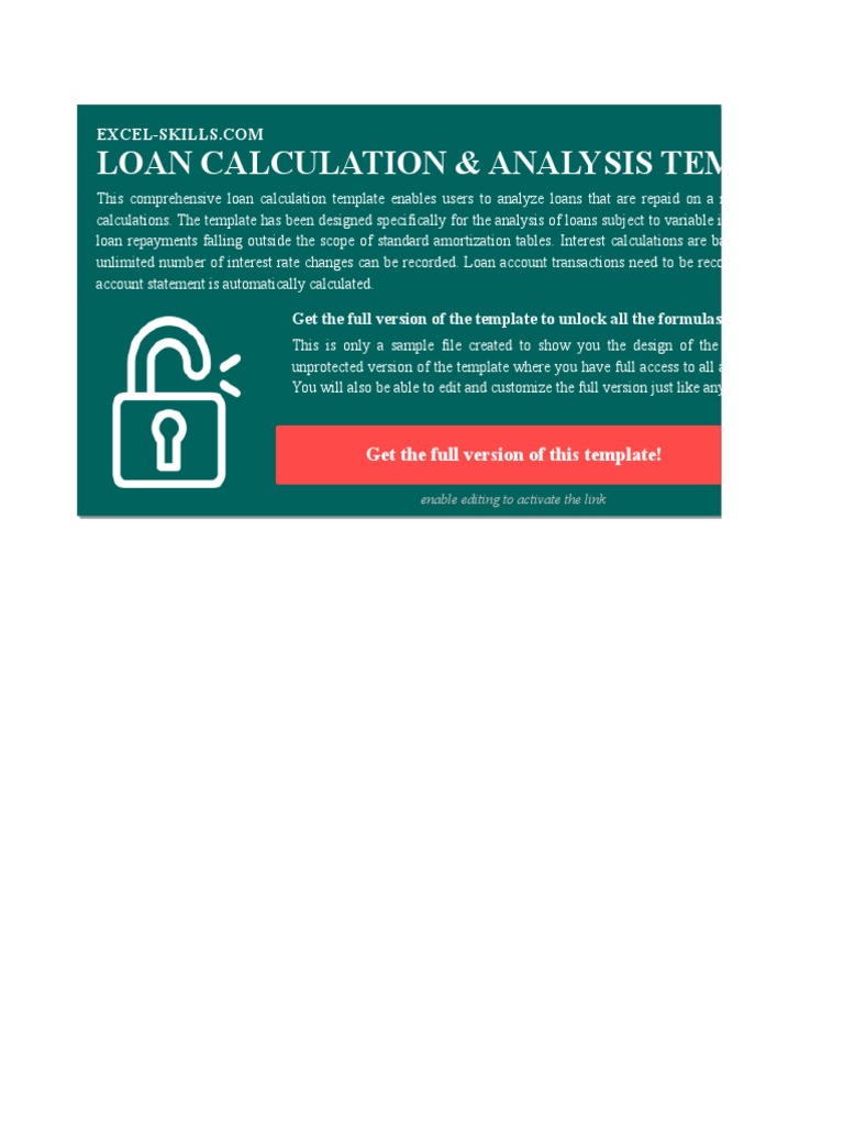 Loan Calculation Sample | PDF | Interest | Loans