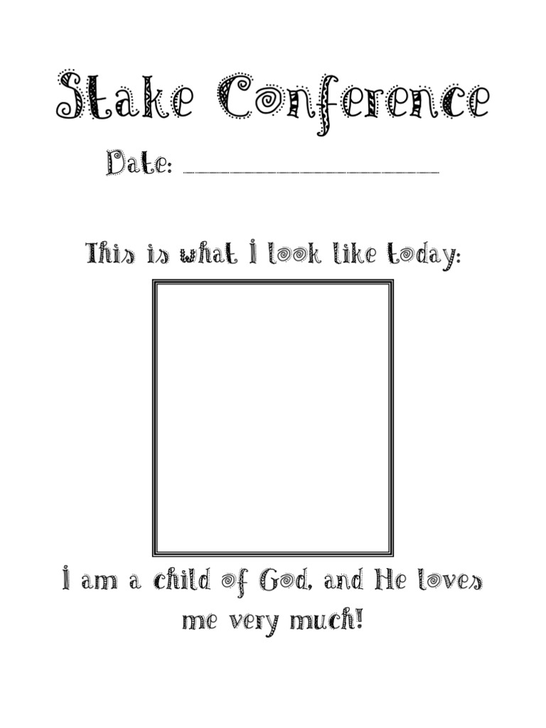 LDS Stake Conference Help Packet 2 | PDF