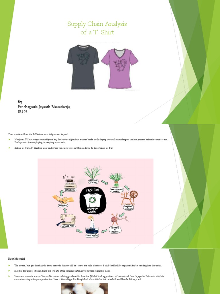 T-Shirt Supply Chain Overview | PDF | Lifestyle