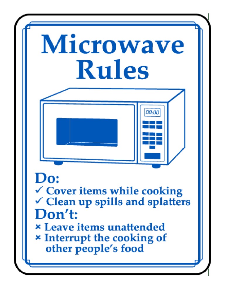 Microwave Rules | PDF