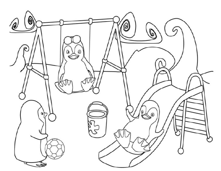 Pingu Coloring Pages