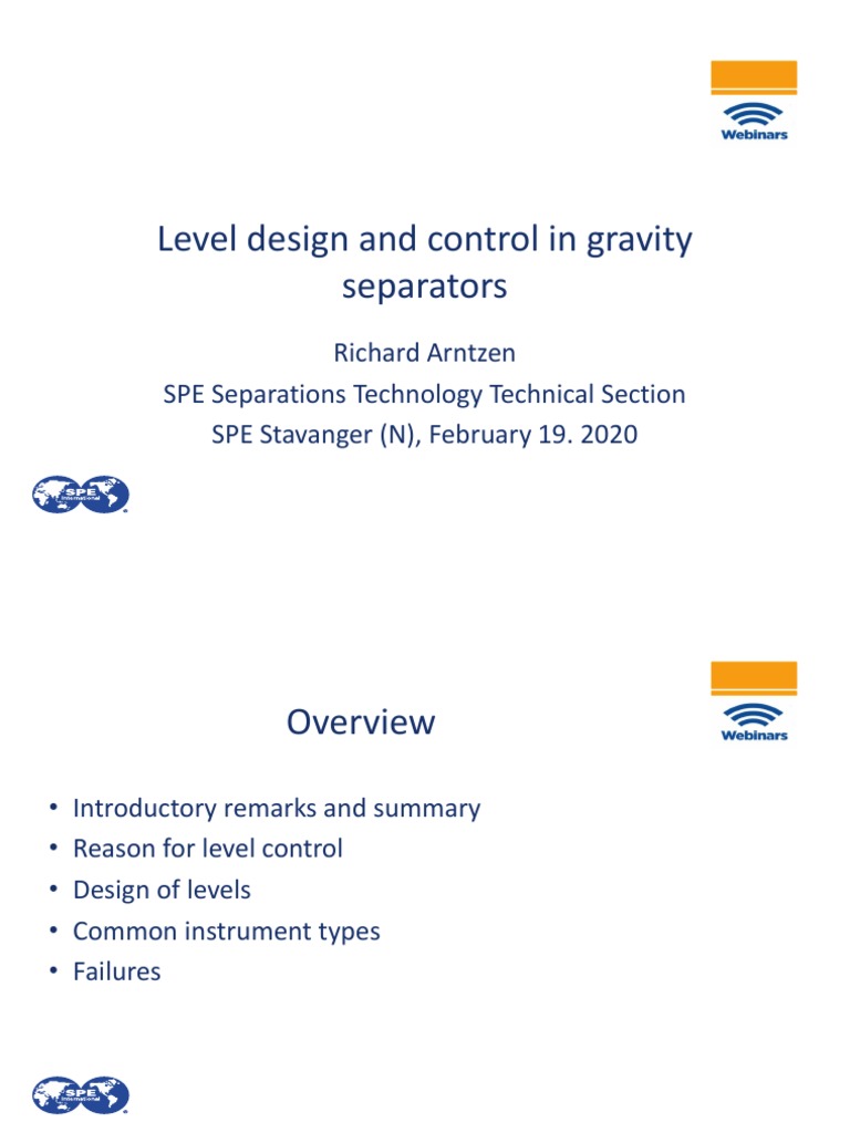 SPE Stavanger - Level Design and Control | PDF | Applied And ...