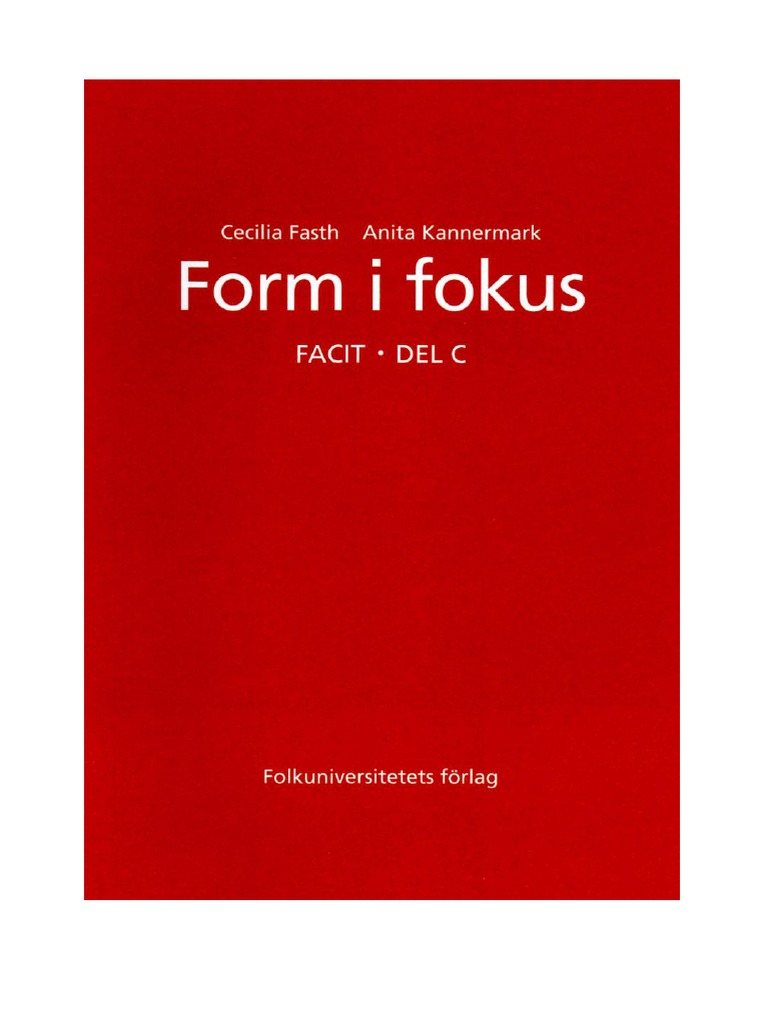Facit - Form I Focus C | PDF