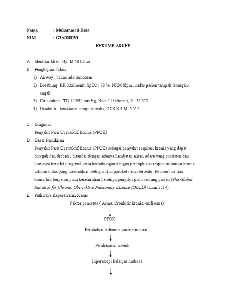 Askep IGD PPOK | PDF
