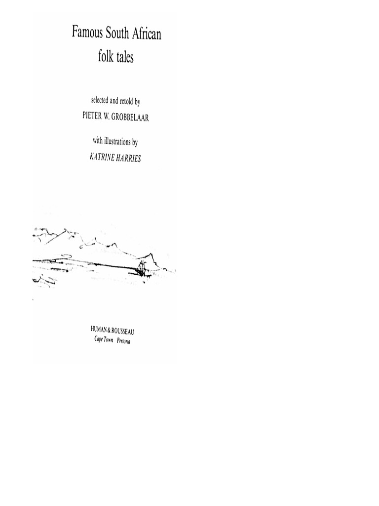 Famous South African Folk Tales | PDF
