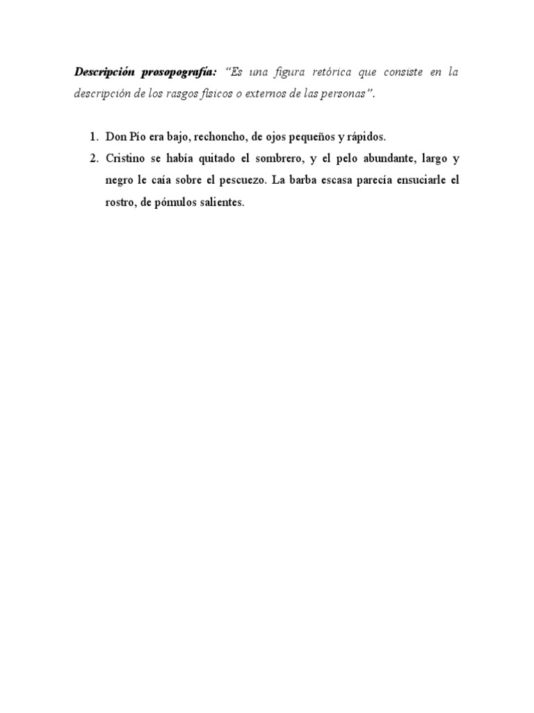 Descripción Prosopografía | PDF