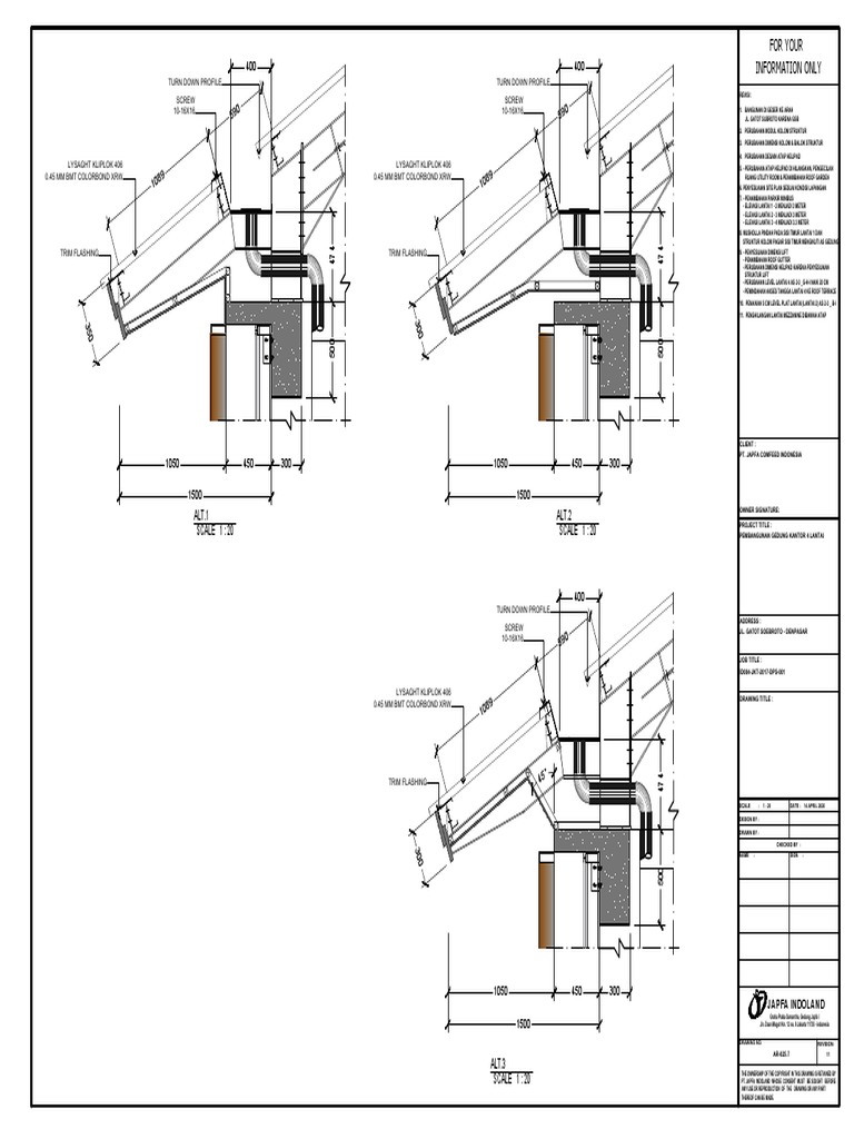 Detail Tritisan Atap-Model | PDF