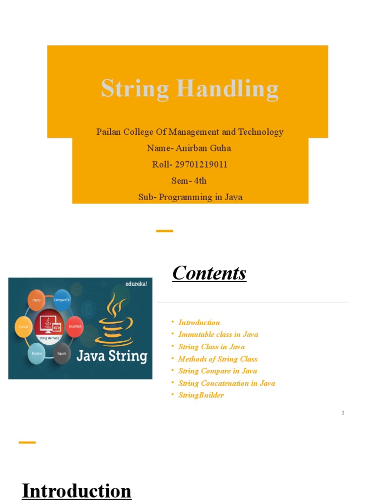 String Handling | PDF | String (Computer Science) | Theoretical Computer Science