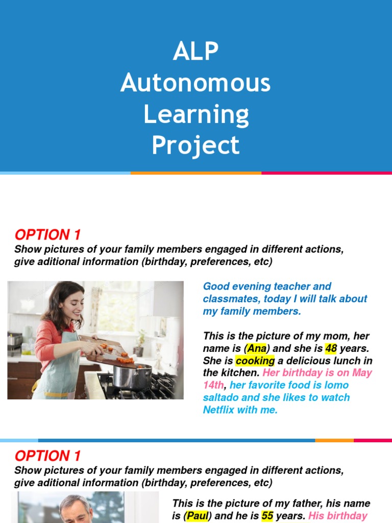ALP Autonomous Learning Project | PDF | Cuisine | Food And Drink