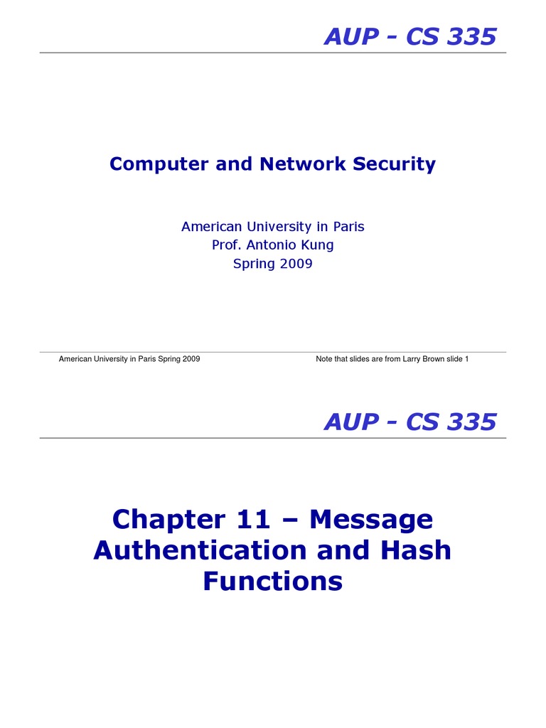Computer & Network Security | PDF