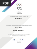 Infosys Springboard Certificate | PDF