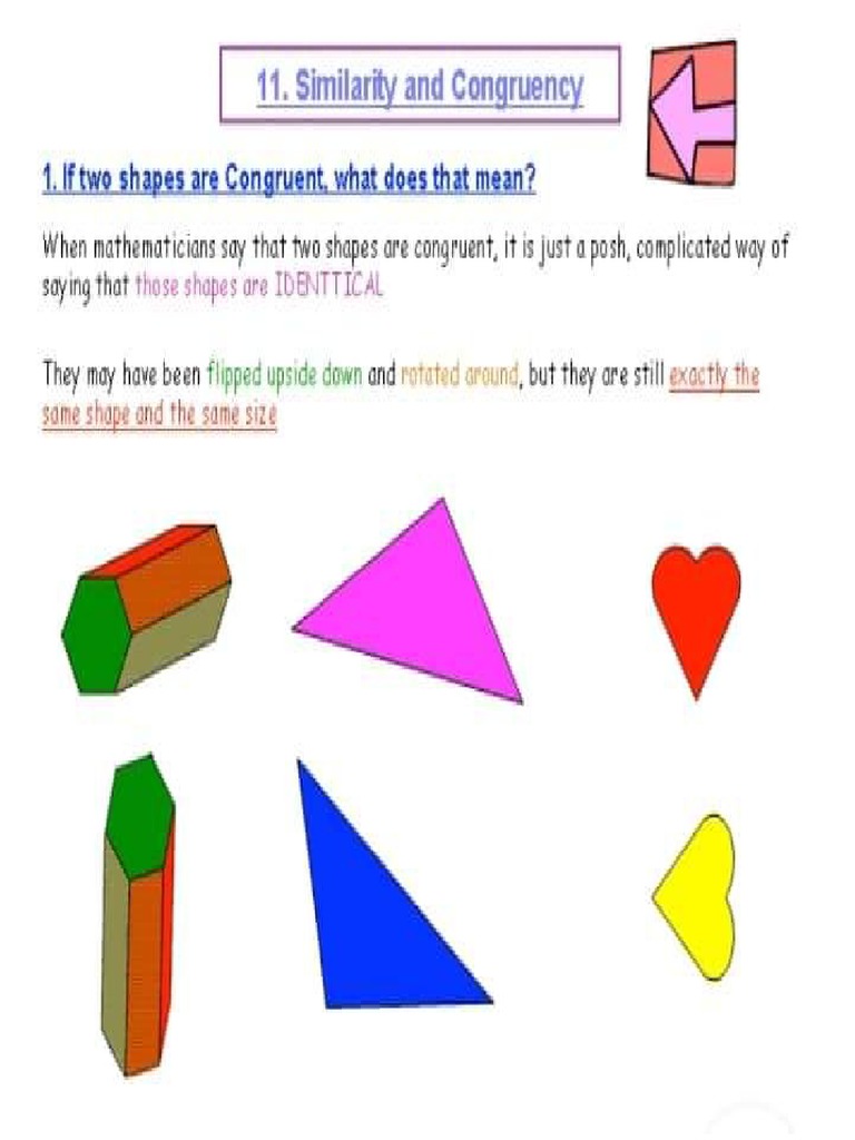 Congruency and Similarity of Triangles | PDF